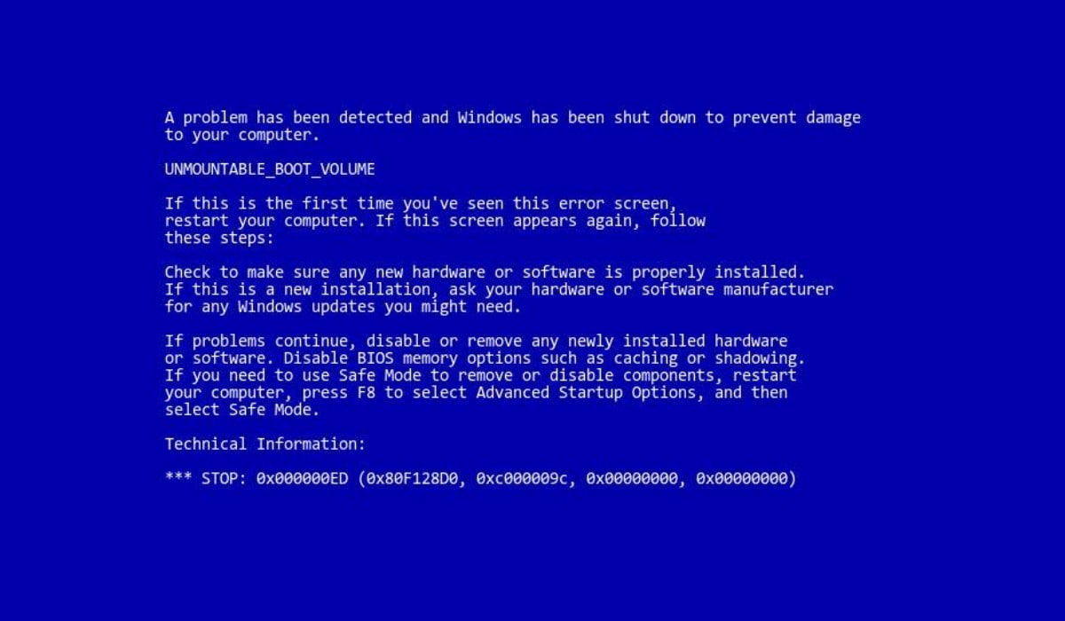How To Recognize Blue Screen of Death: What Does It Look Like?