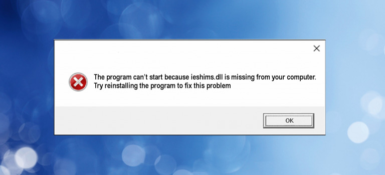 Quickly Fix the IEshims.dll is missing Error on Windows
