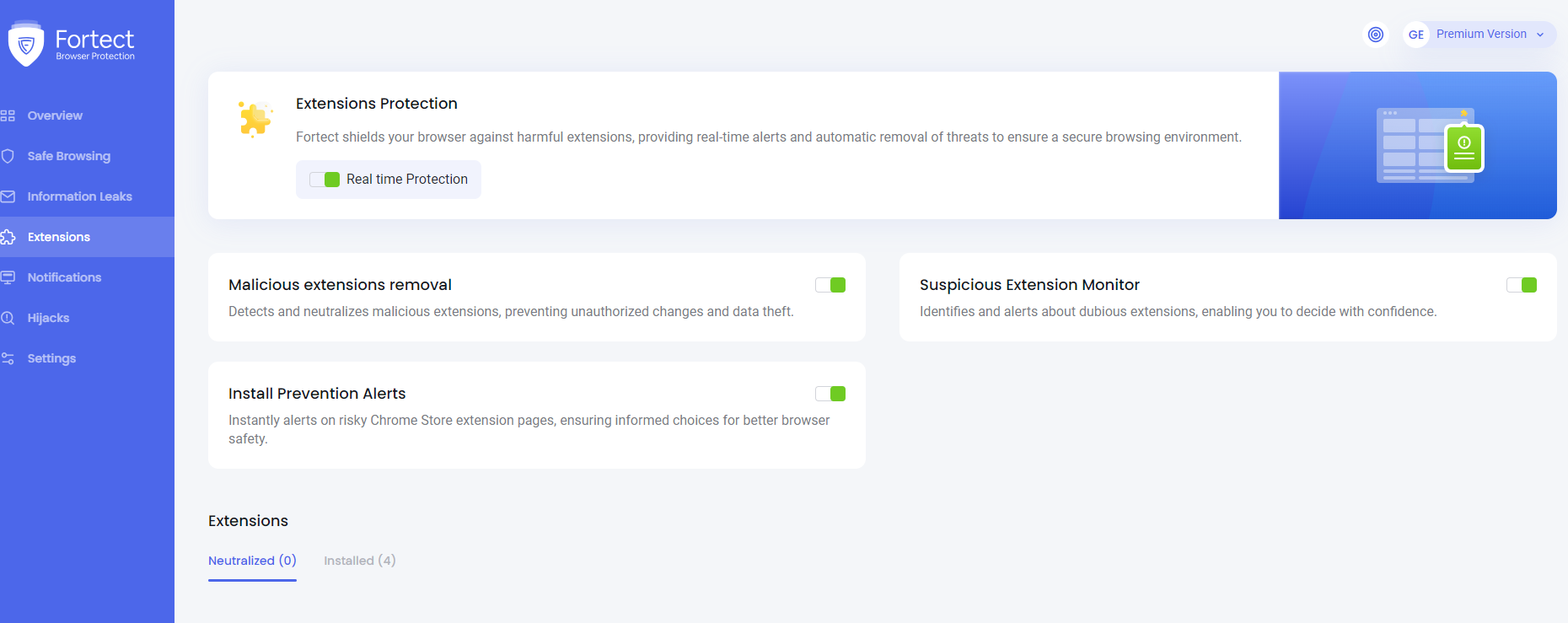 Understanding Real-Time Protection with Fortect Chrome Browsing ...