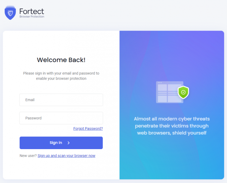 Resetting Your Fortect Browsing Protection Account Password