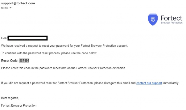 Resetting Your Fortect Browsing Protection Account Password
