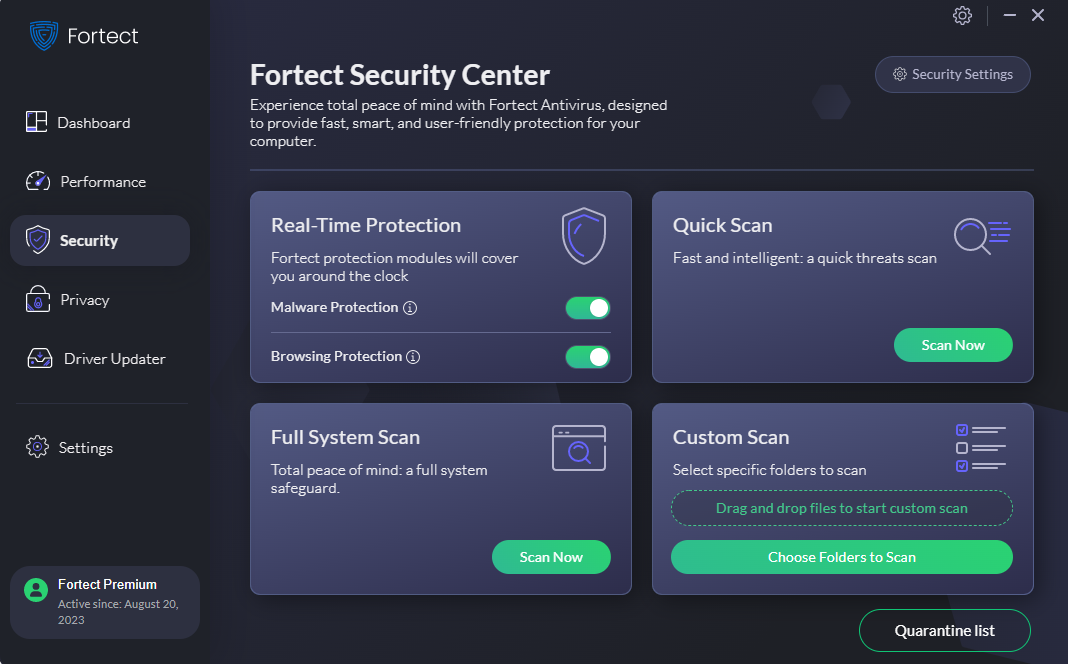 Fortect Security Center: Unparalleled Computer Protection - Fortect