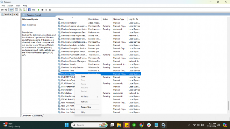 Windows Update Service Not Running : 8 Best Fixes
