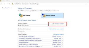 Credential Manager Not Working on Windows: 7 Best Fixes