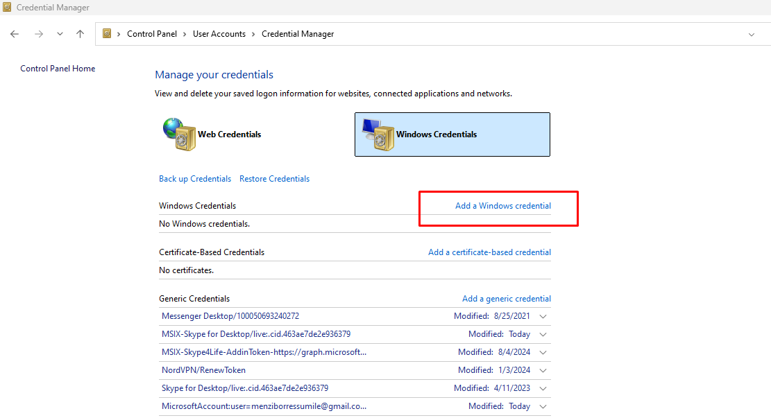 Credential Manager Not Working on Windows: 7 Best Fixes