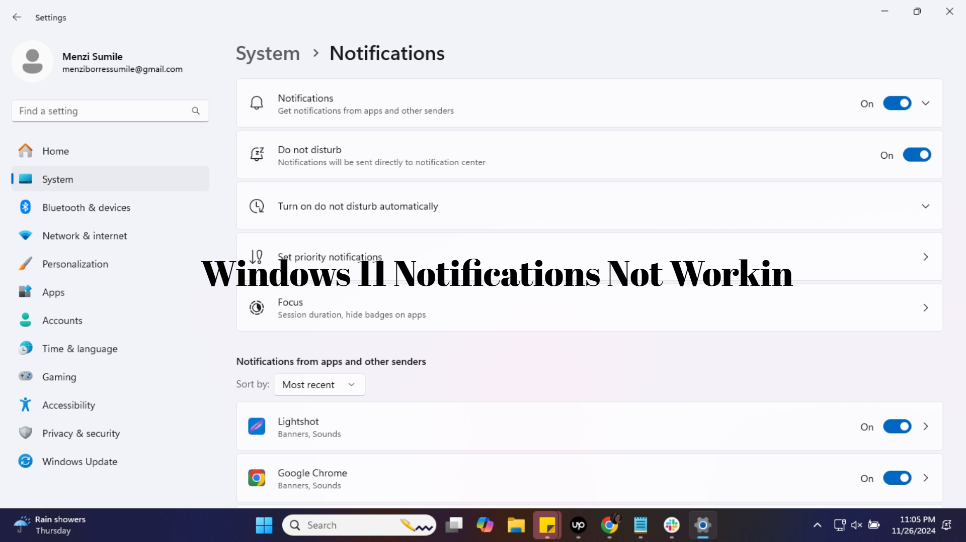 6 Best Ways to Fix Windows 11 Notifications Not Working
