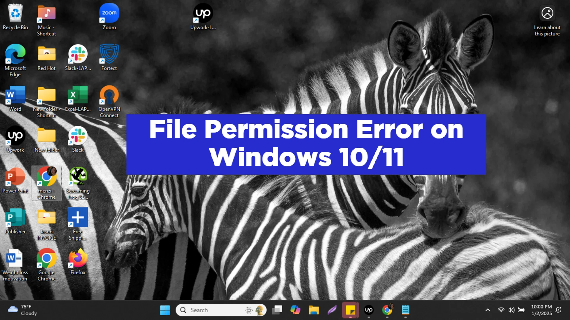 File Permission Error on Windows 10/11 : 7 Best Fixes