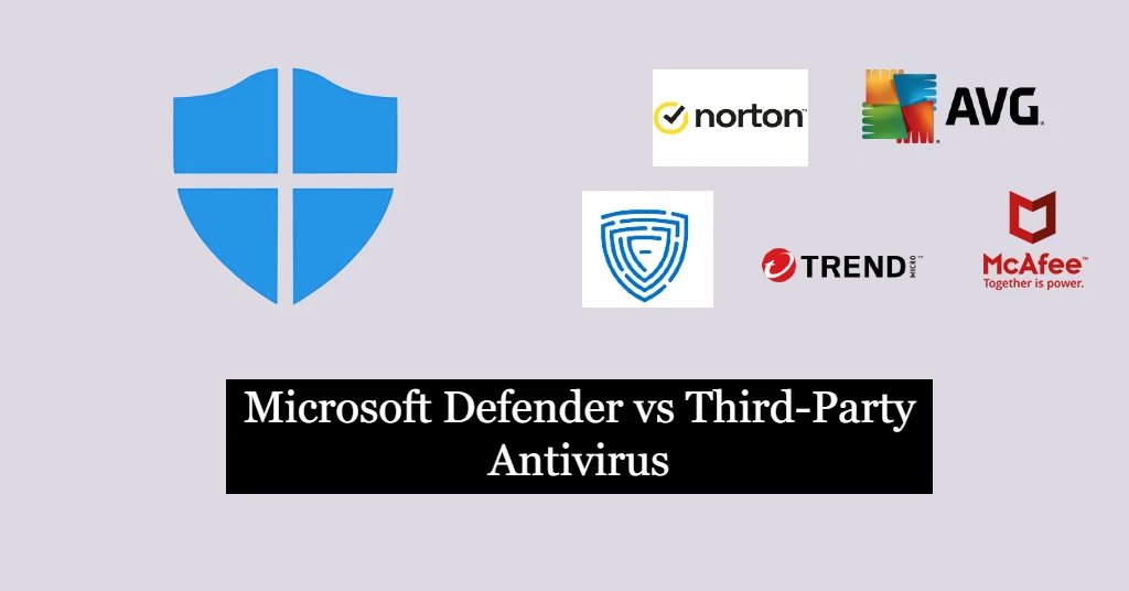 Microsoft Defender vs Third-Party Antivirus