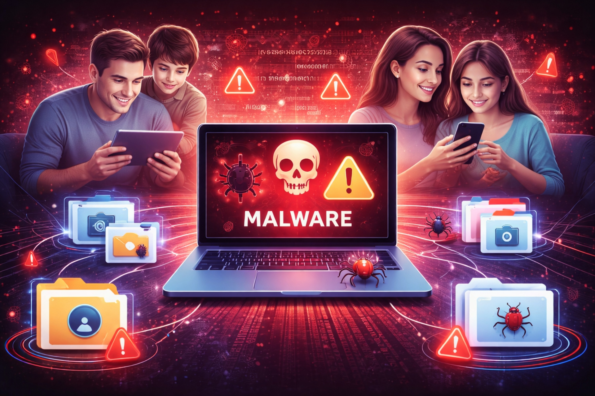 How Shared Family Files Can Spread Hidden Malware